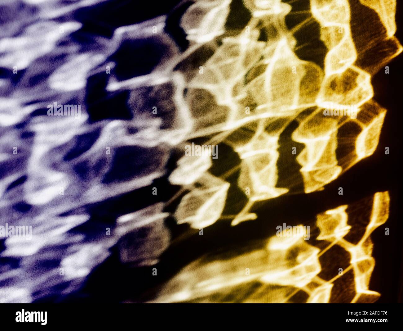 Abstract shadow patterns indicative of a bright sunny summers day Stock ...