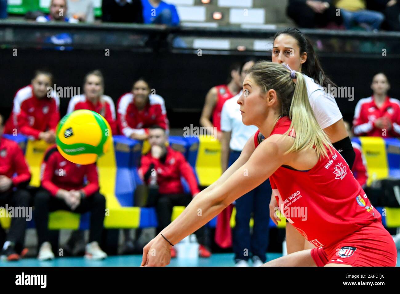 defense in bagher of bianka buša during Imoco Volley Conegliano vs C.S ...