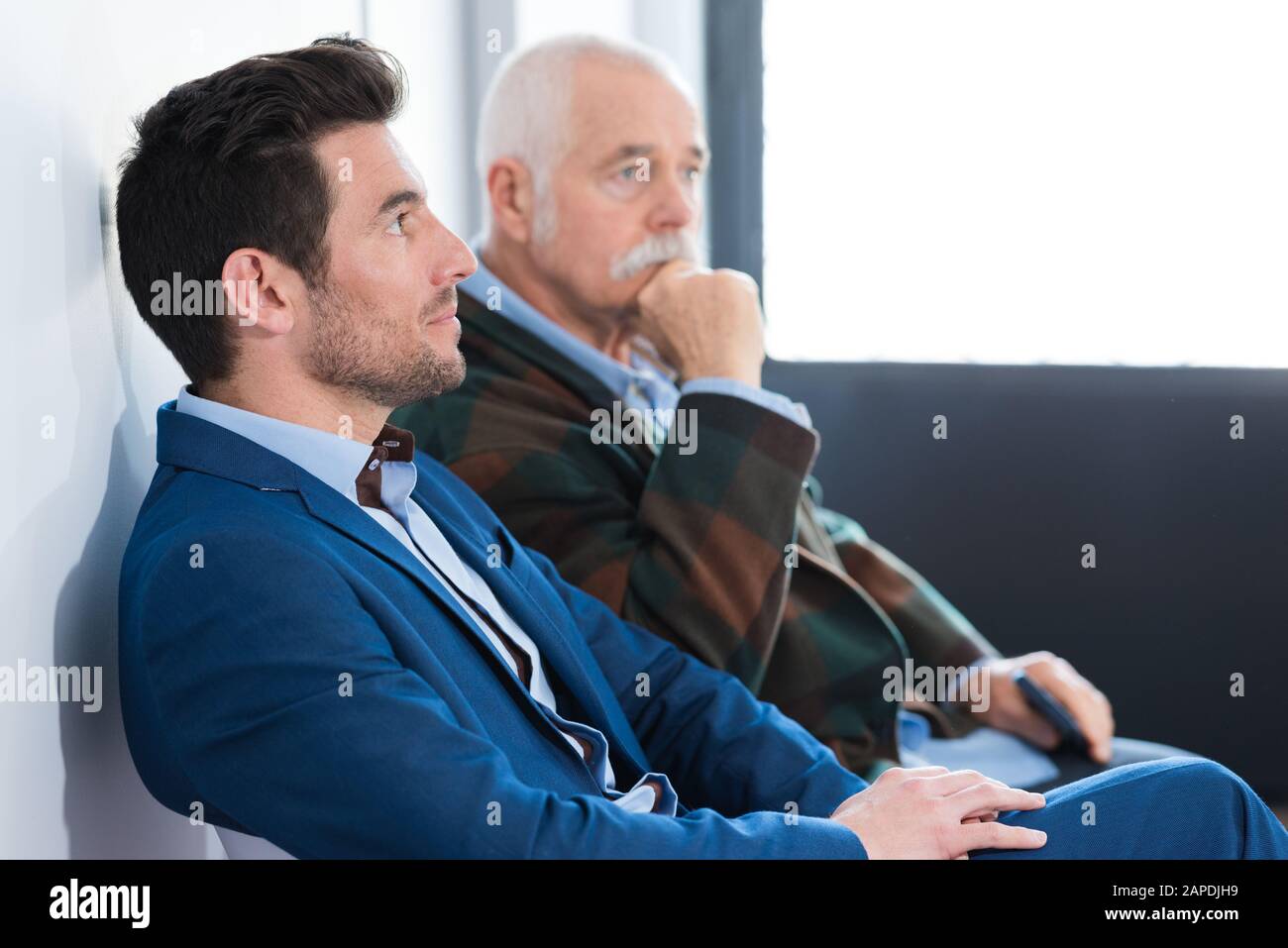 Desperate businessman in waiting hi-res stock photography and images ...