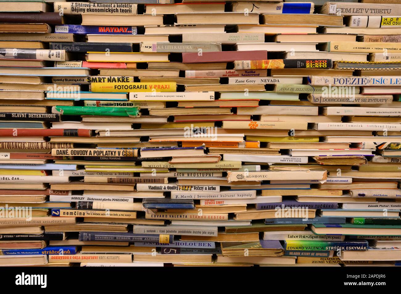 Sculptures and installations made out of countless books by Matej Krén ...