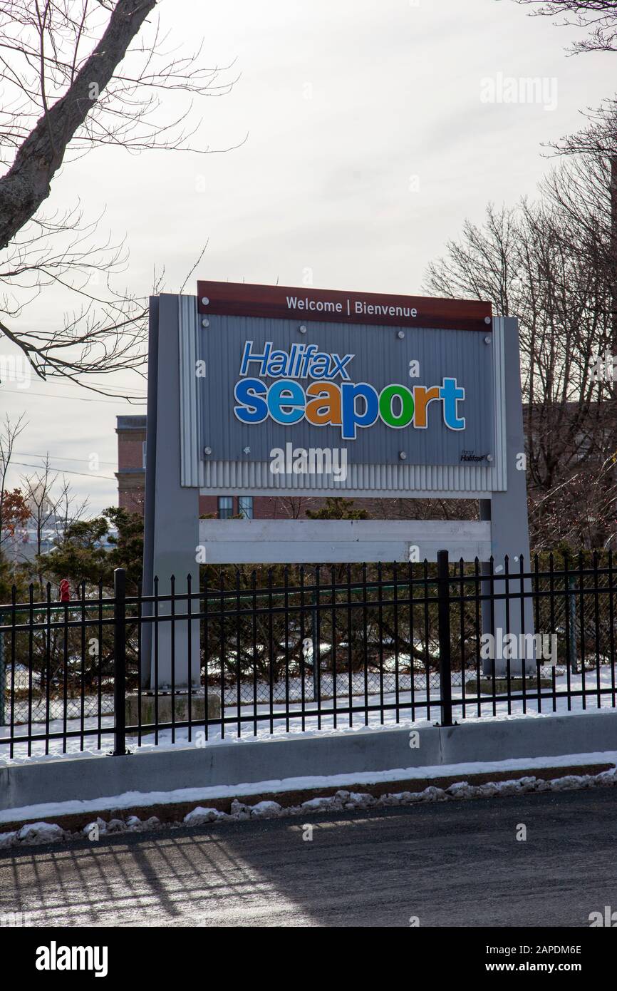 Welcome to nova scotia sign hi-res stock photography and images - Alamy