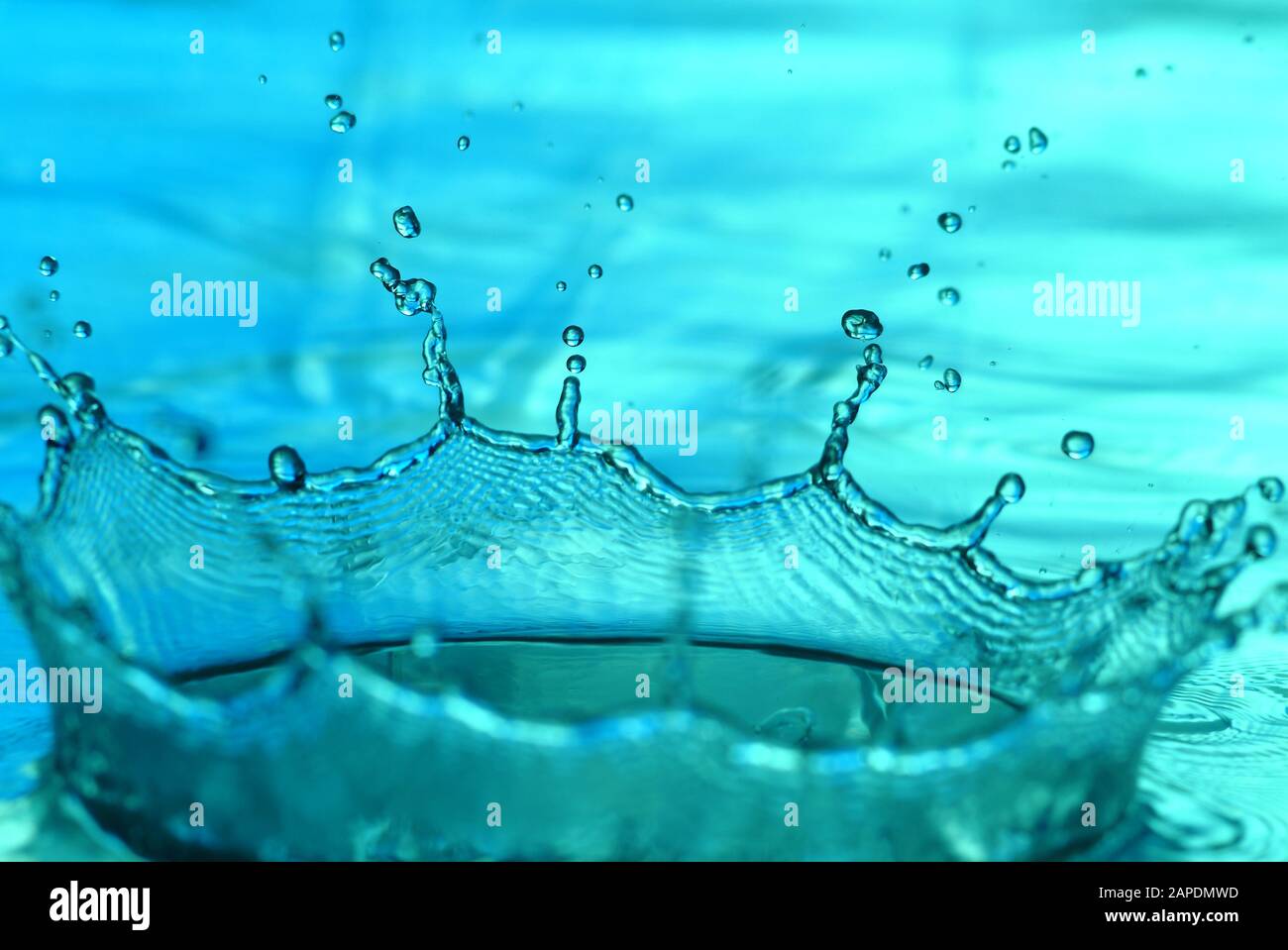 Wassertropfen - Drop of Water Stock Photo - Alamy