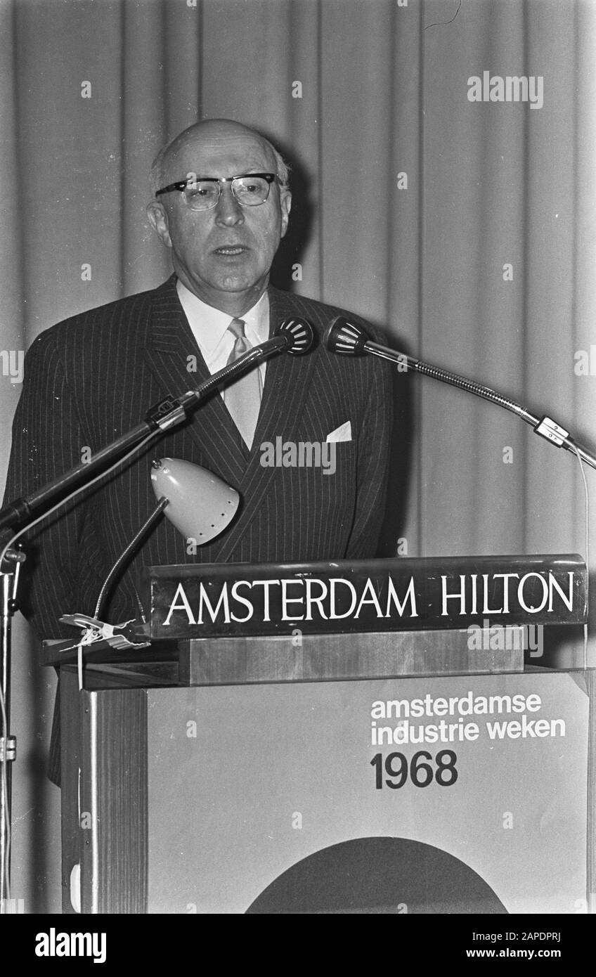 Amsterdamse industrieweeks 1968 Mayor Samkalden Date: March 28, 1968 ...