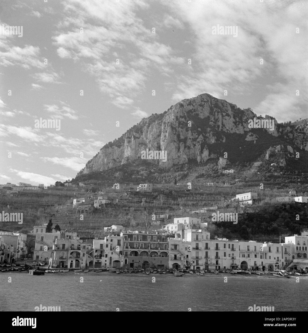 Capri island architecture Black and White Stock Photos & Images - Alamy