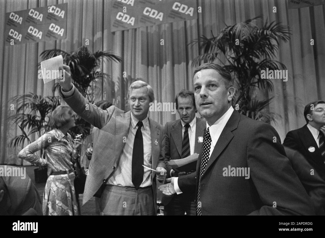 The first CDA congress in The Hague Description: Andriessen and ...