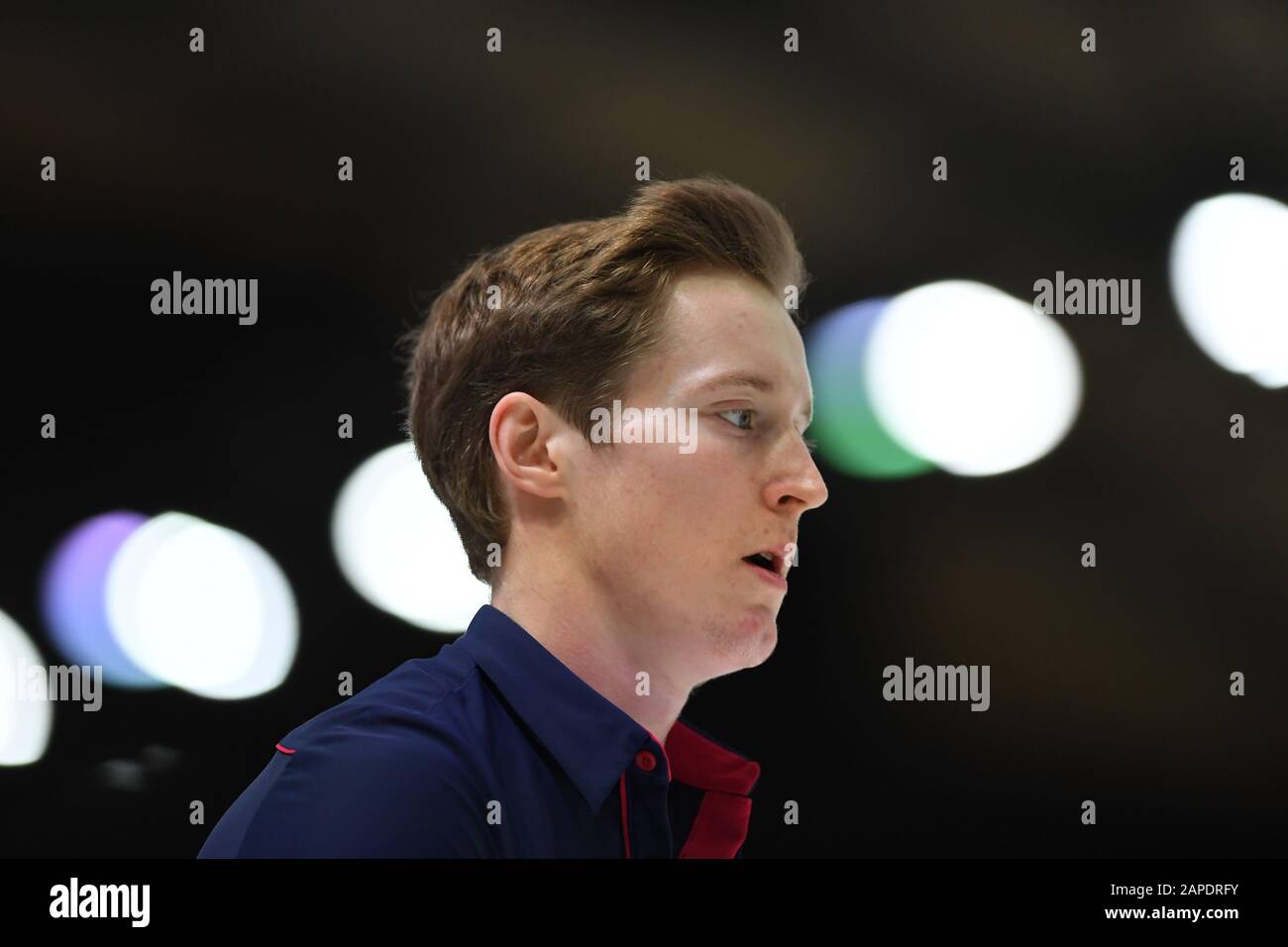 Alexander SAMARIN from Russia, during Men Short Program at the ISU ...
