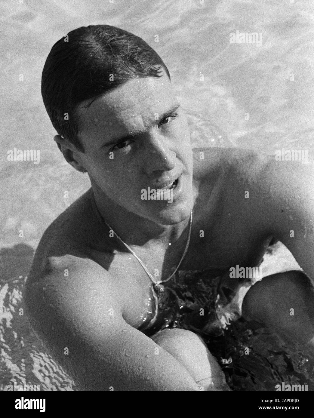 Olympics in Rome, semi-final backstroke, McKinney. Location: Italy ...