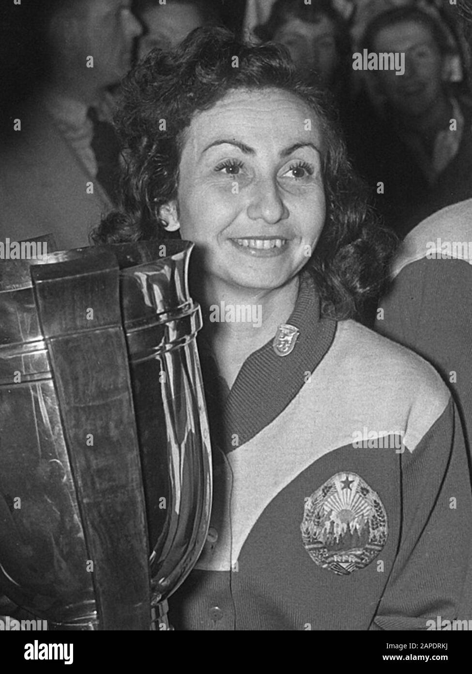 Table tennis Utrecht Romanian ladies the world title. Angelica Rozeanu ...