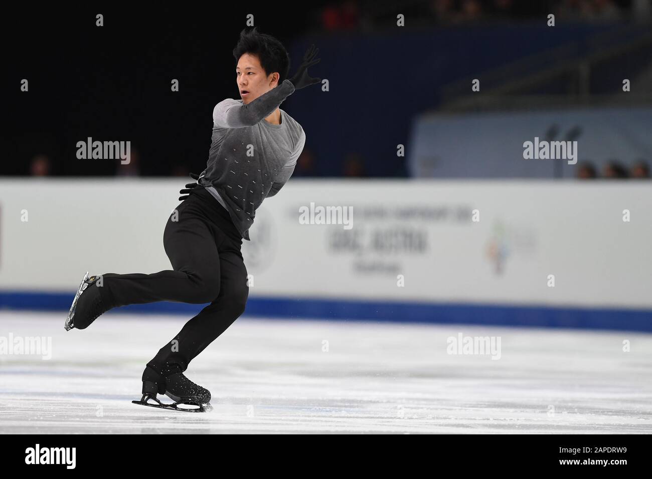 Adam SIAO HIM FA from France, during Men Short Program at the ISU ...