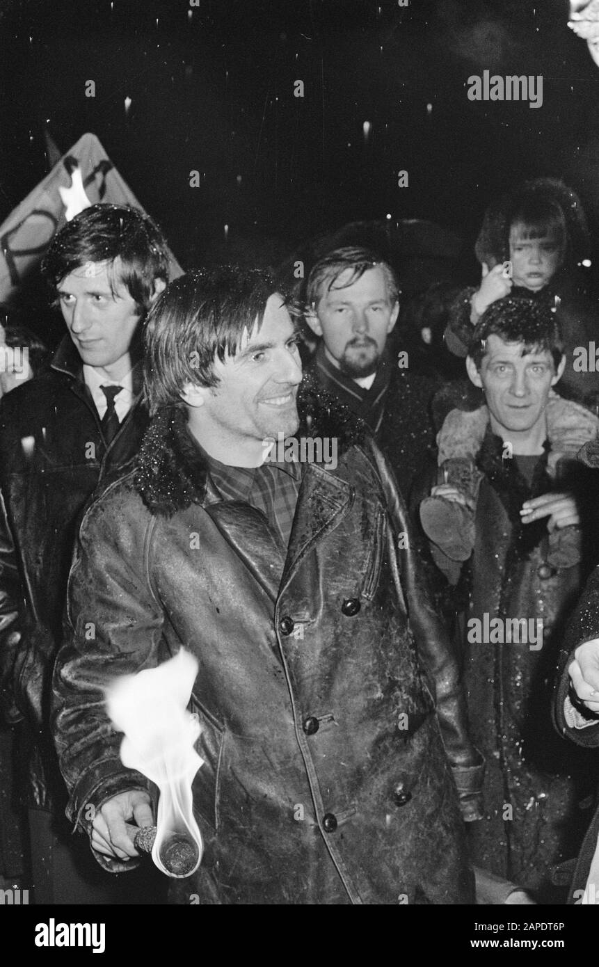 Anti American demonstration in Amsterdam, the West Berlin student Rudi ...