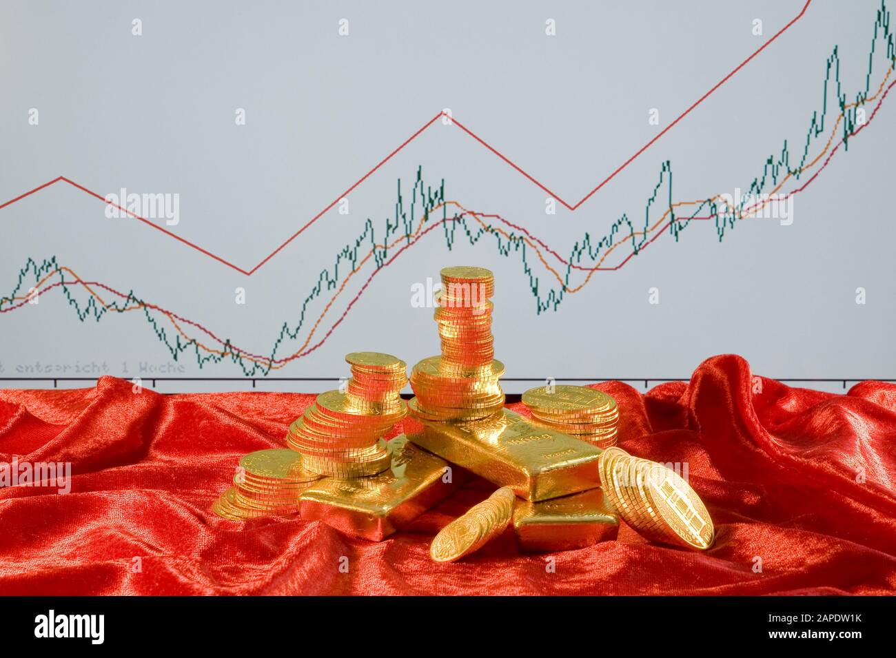 Gold chart hi-res stock photography and images - Alamy