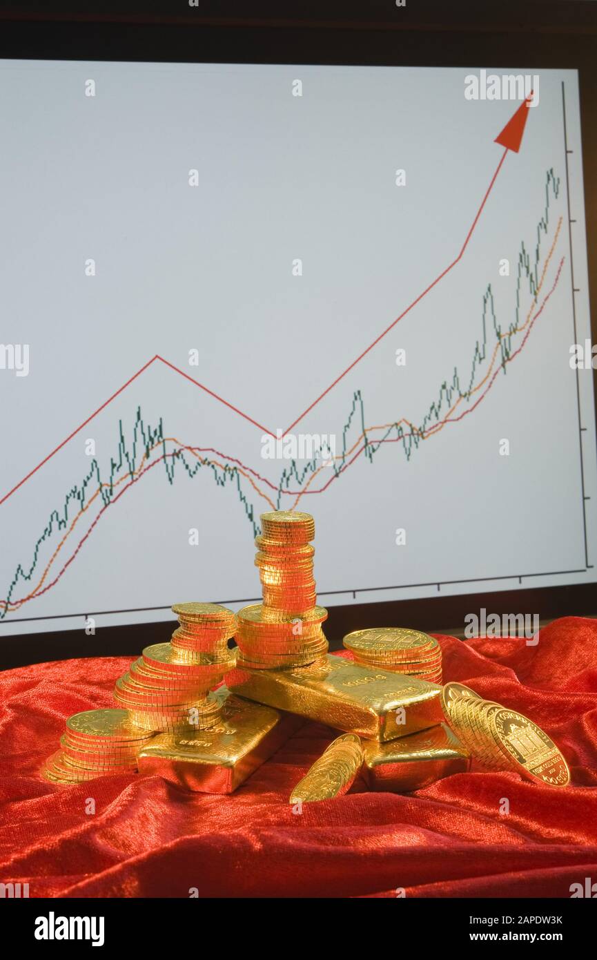 Gold chart hi-res stock photography and images - Alamy