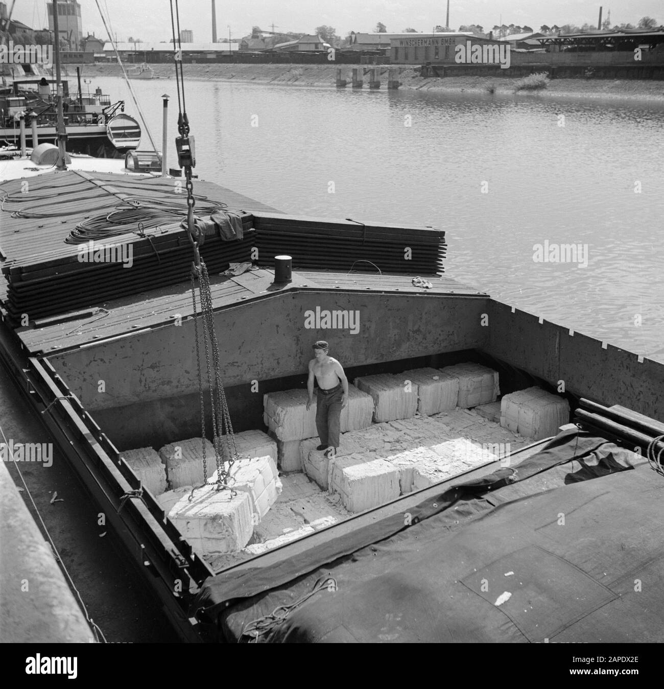 Rhine navigation, report from motor ship Damco 230: West Germany ...