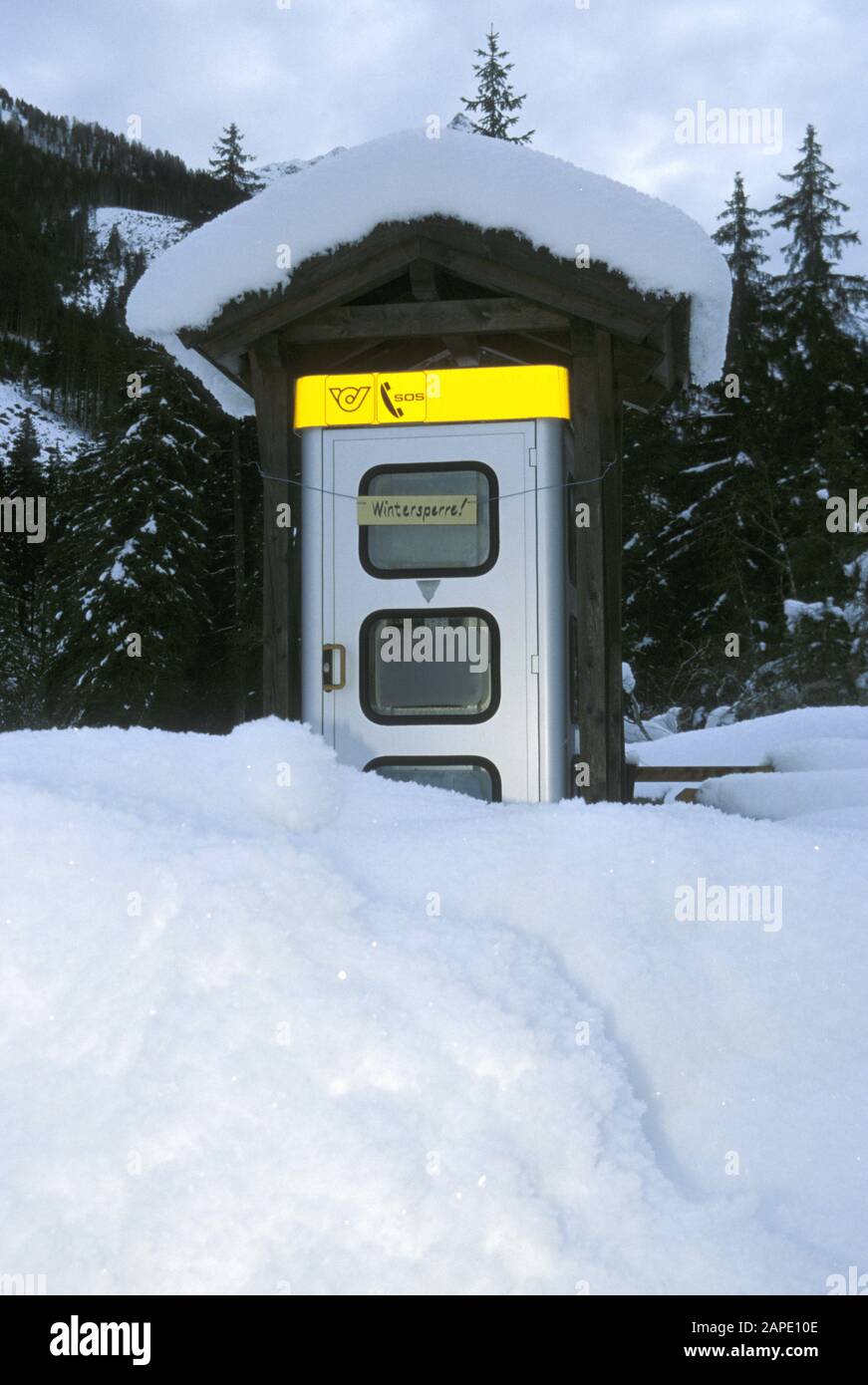 Österreich, Telefonzelle - Austria, Telephone Box Stock Photo - Alamy