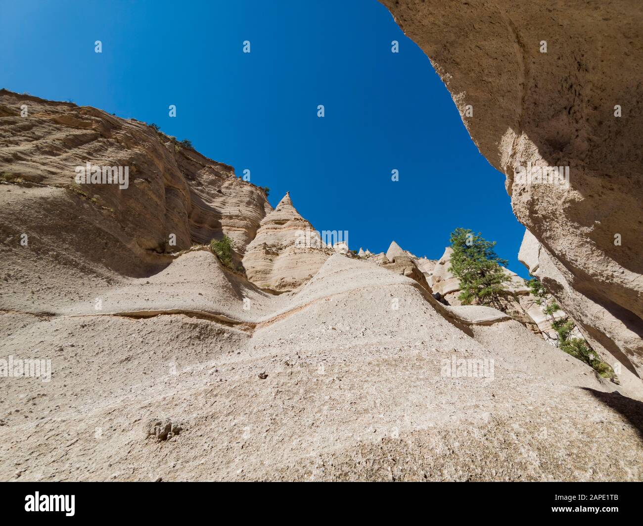 Sunny view of the famous Kasha Katuwe Tent Rocks National Monument at ...