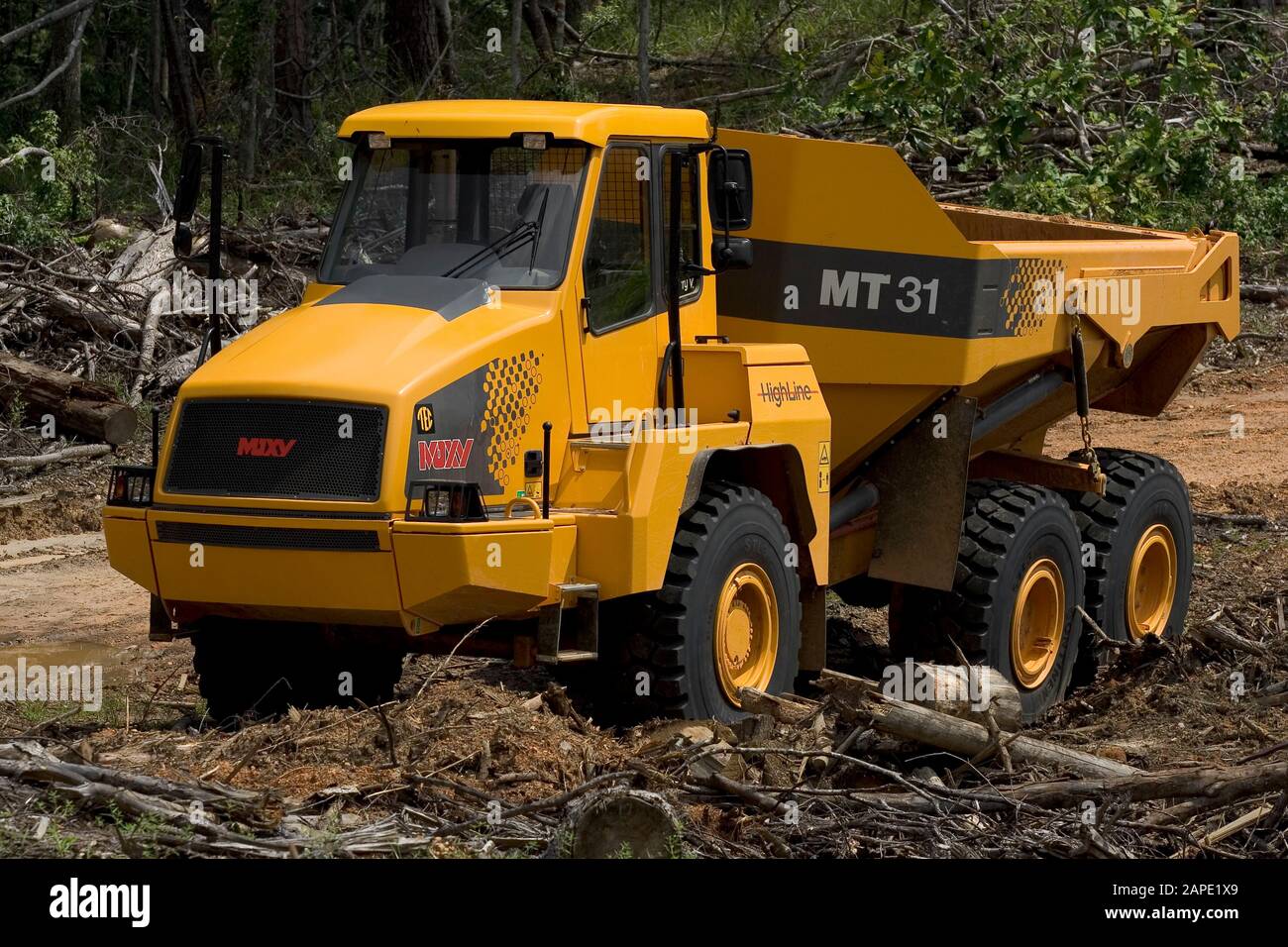 MXV Moxy MT 31 articulated dump truck in the Alabama River Swamp Stock ...