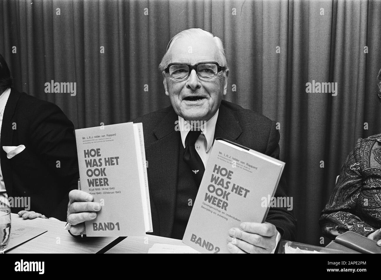 Mr. Louis knight of Rappard, former mayor of Gorinchem, at the ...