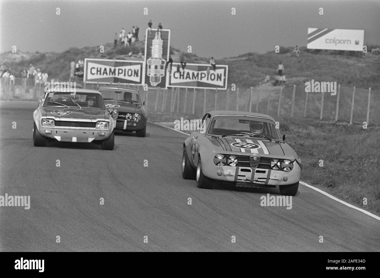 Car race on zandvoort Black and White Stock Photos & Images - Alamy