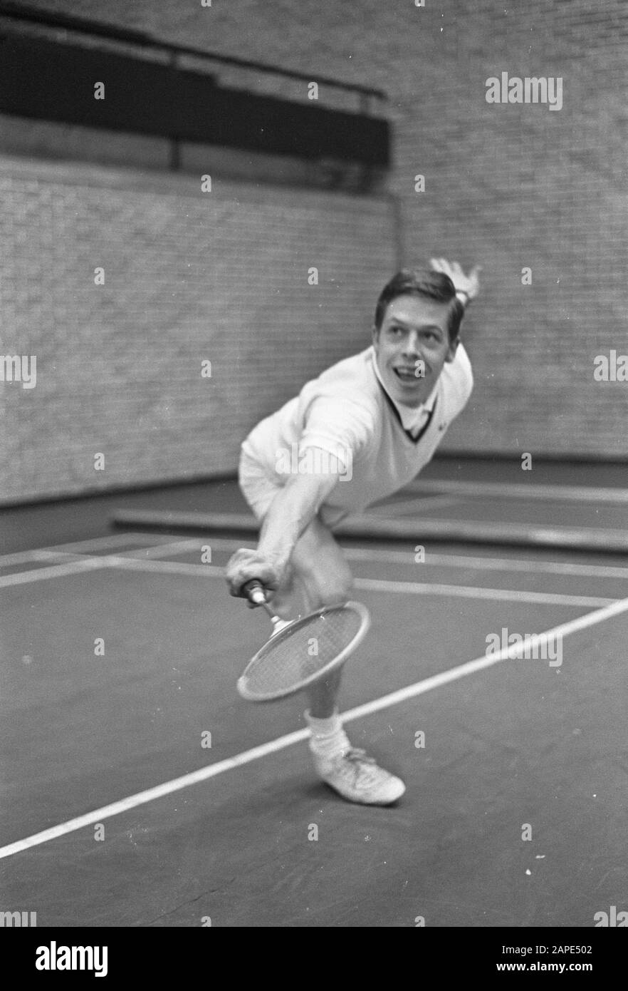 B. Knight in action badminton Date: April 2, 1968 Keywords: BADMINTON ...