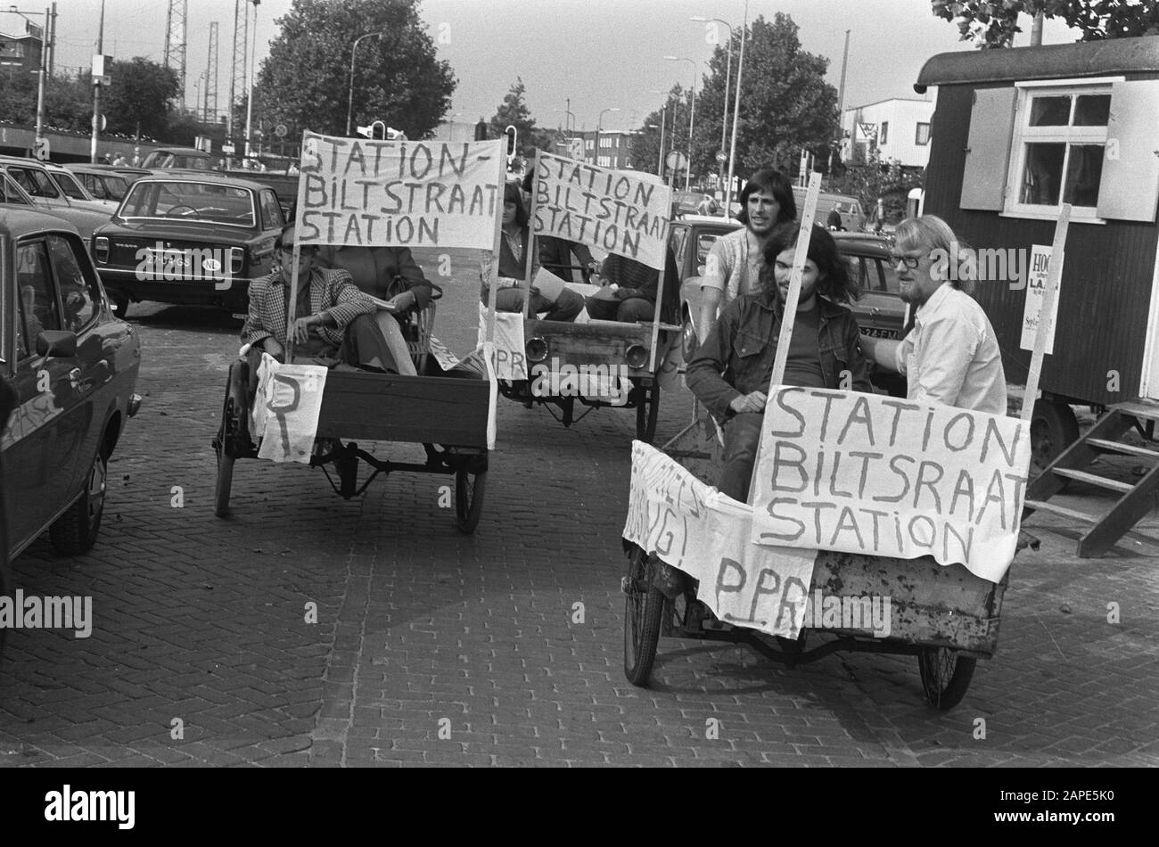 Bachfietsaktie PPR, Utrecht Date: September 20, 1973 Location: Utrecht ...