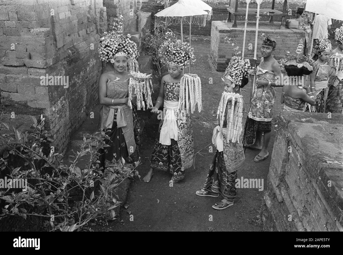 Bali (Indonesia), ceremony at Temple of Besakih (Bali) Date: 9 ...