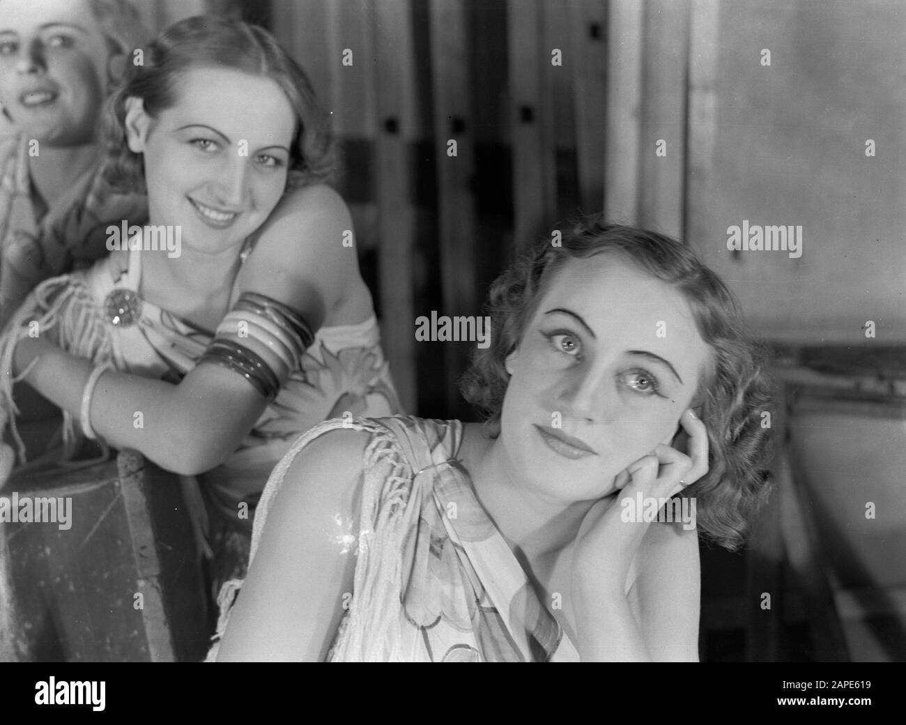 Journey to Poland Description: Ballet dancers between the scenes in ...