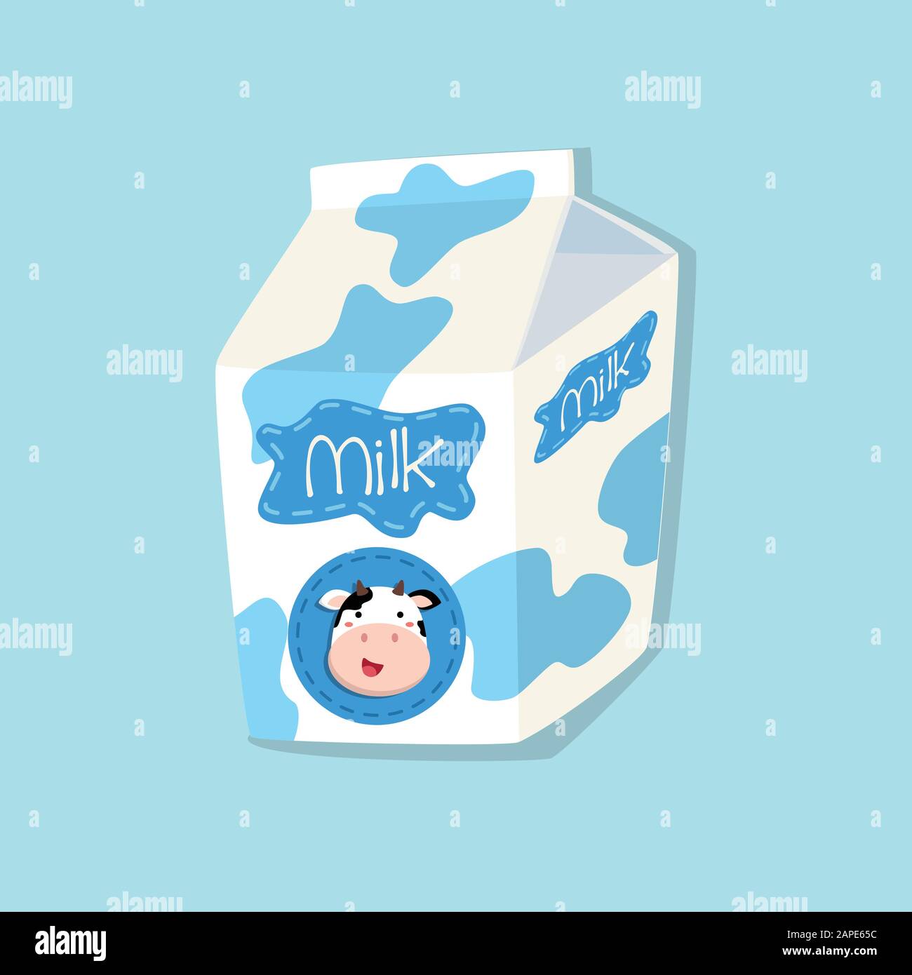 Cow Milk Carton