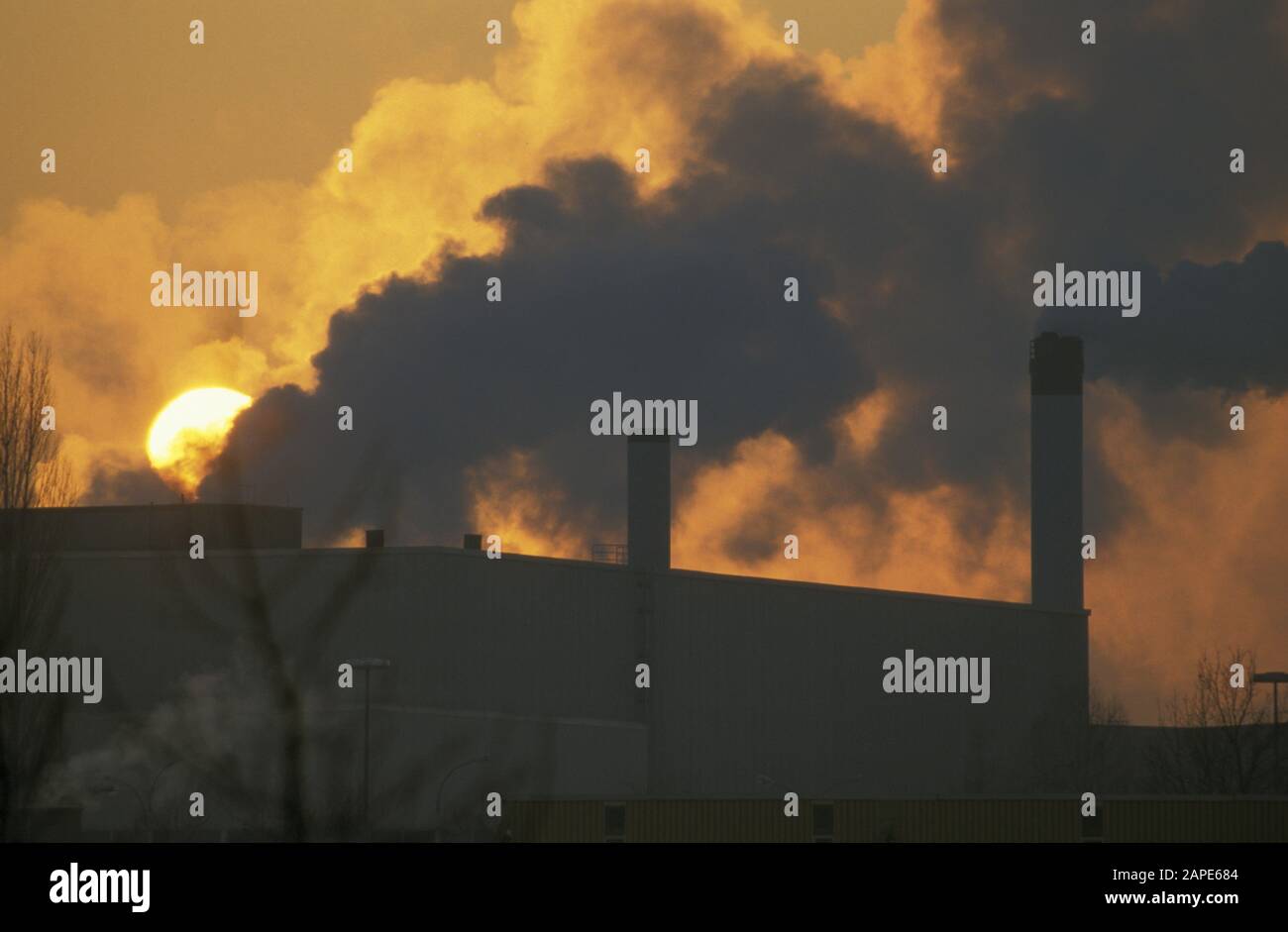 Luftverschmutzung - Air Pollution Stock Photo - Alamy
