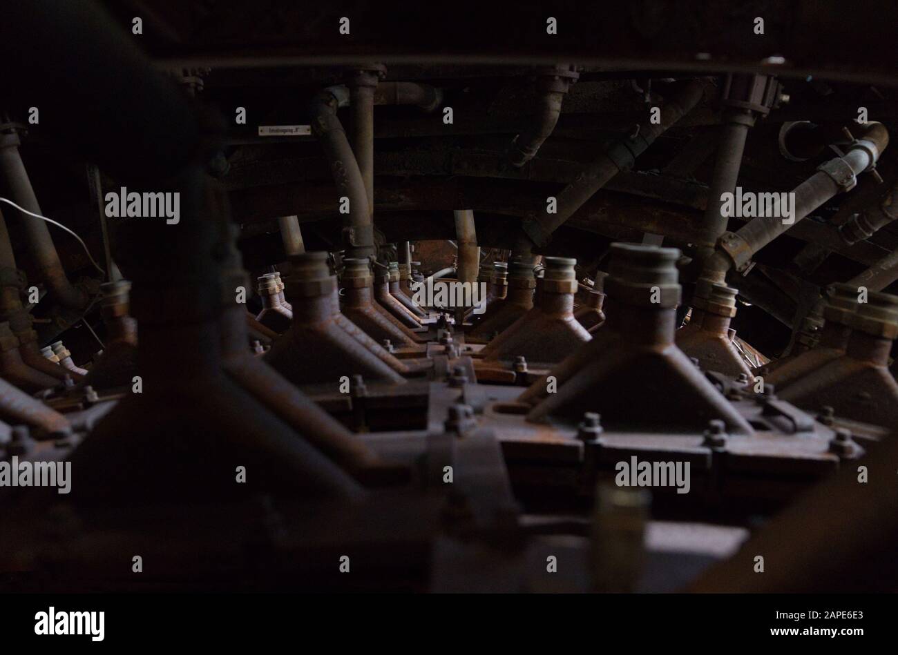 Old abandoned smelting furnace in a factory Stock Photo - Alamy