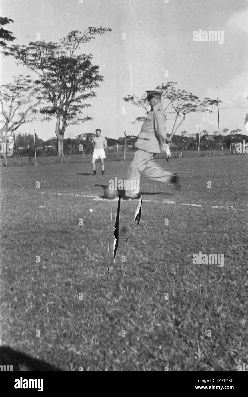 Deca football field Description: Batavia. In the Decapark a football ...