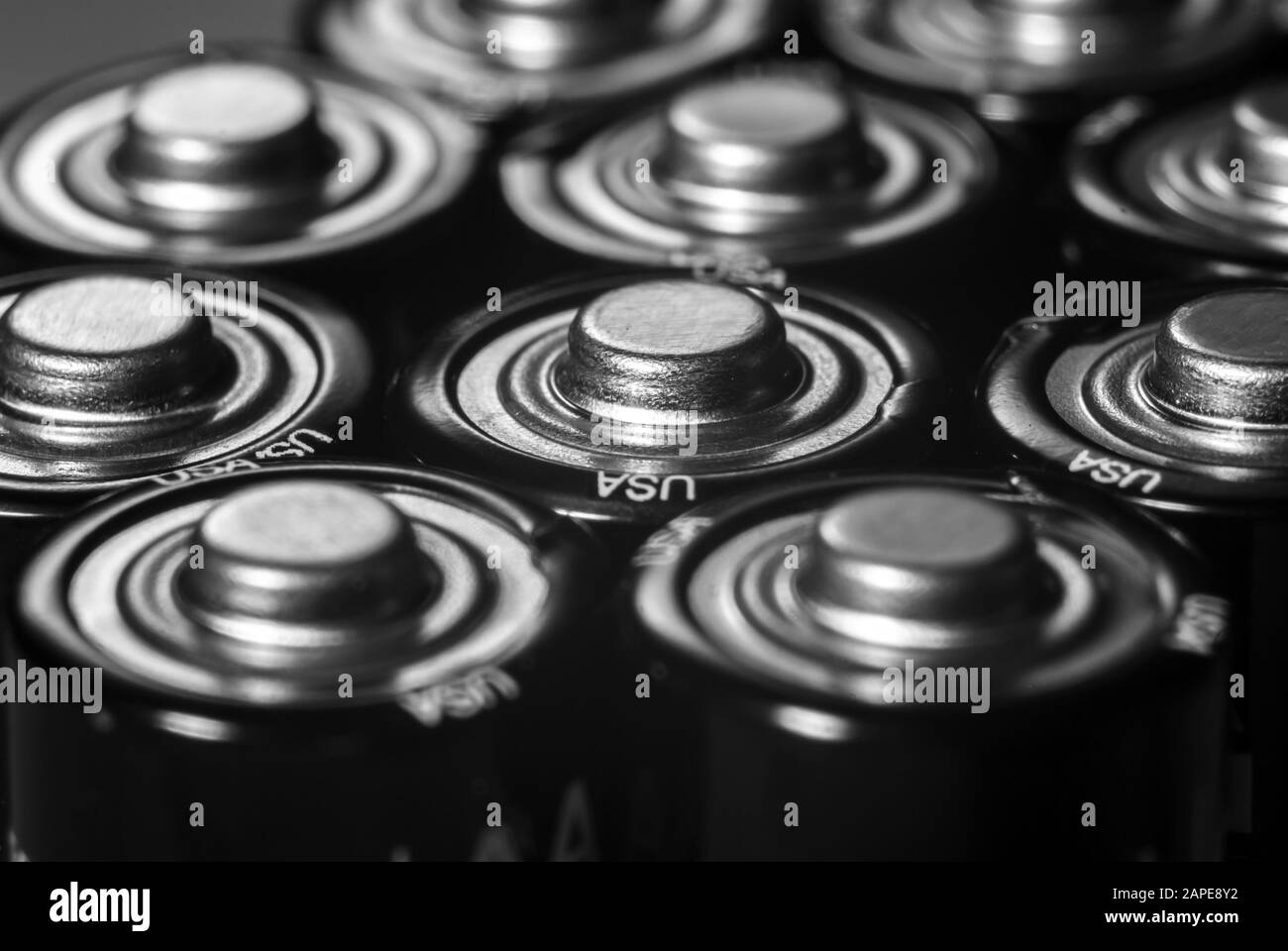 Empty batteries Black and White Stock Photos & Images - Alamy