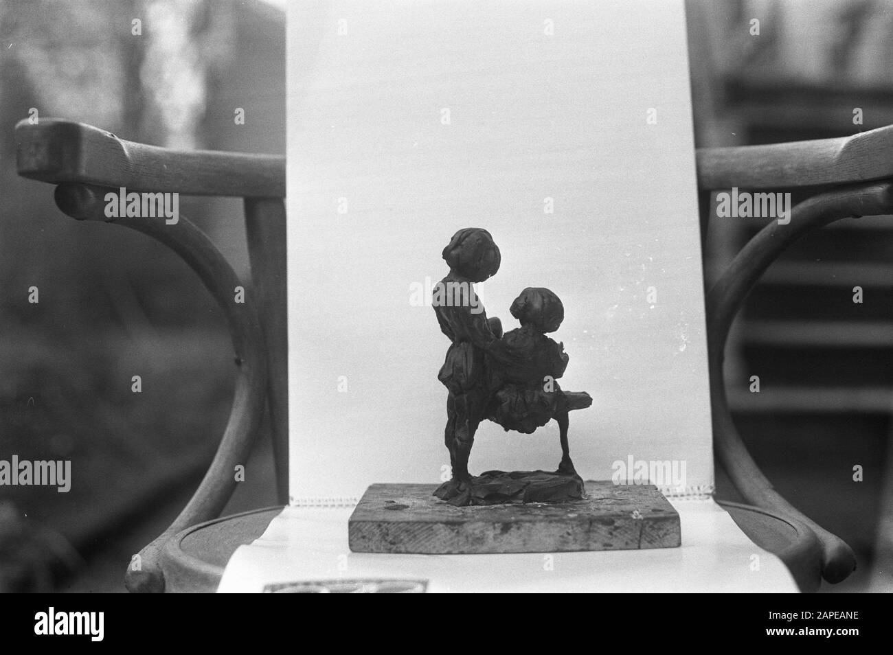 Statuette of Bayens Annotation: Hans Bayens, Dutch sculptor and painter ...