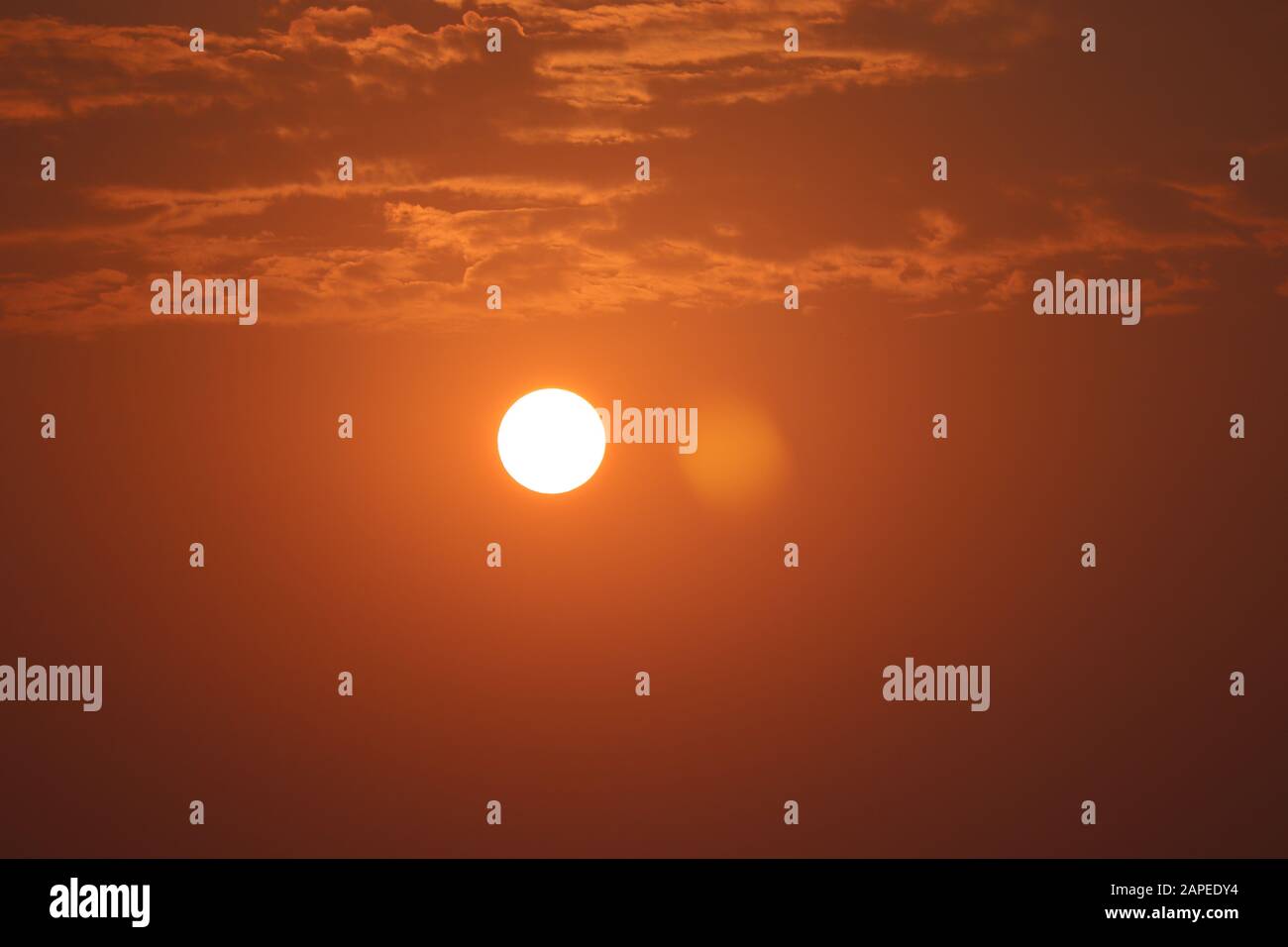 sunset sky panorama landscape background natural color of evening ...