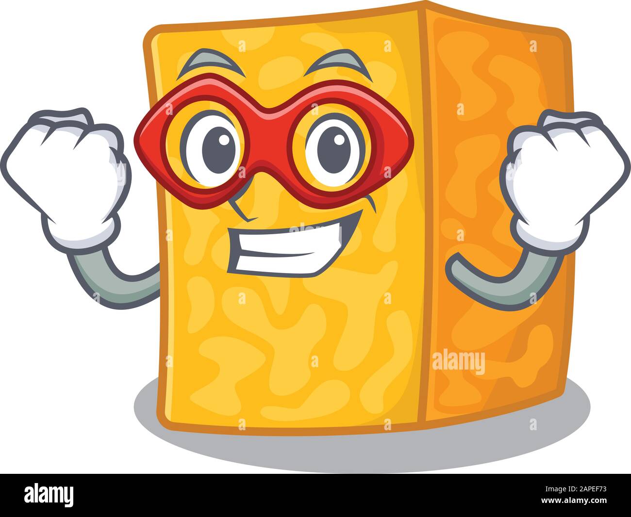 Cartoon illustration cheese super hero hi-res stock photography and ...