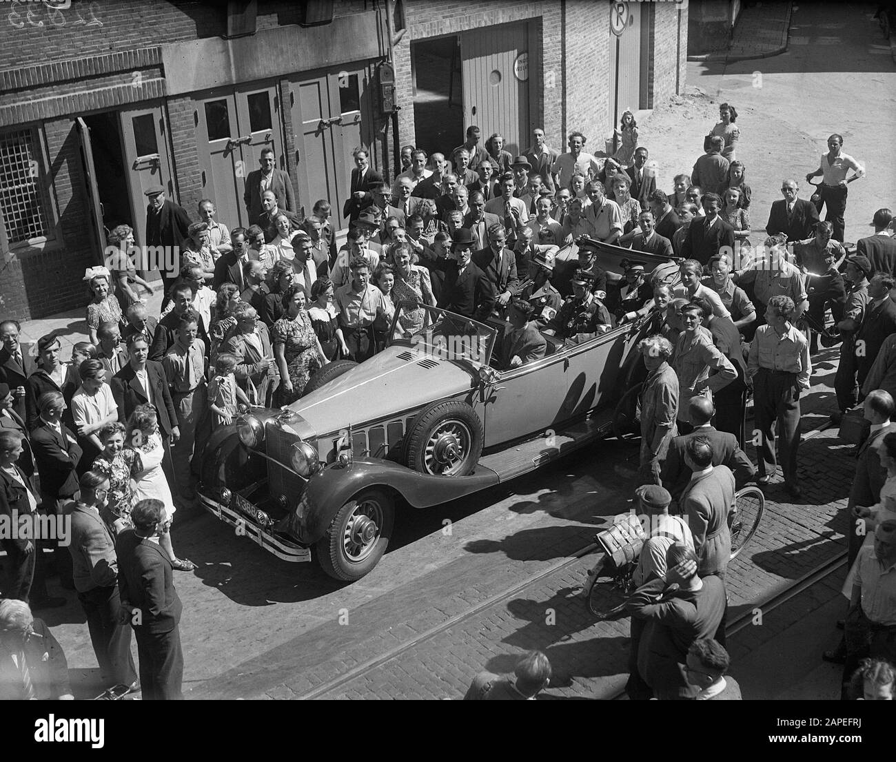Hitler's car with an imitation by Charlie Chaplin Date: 28 July 1947 ...