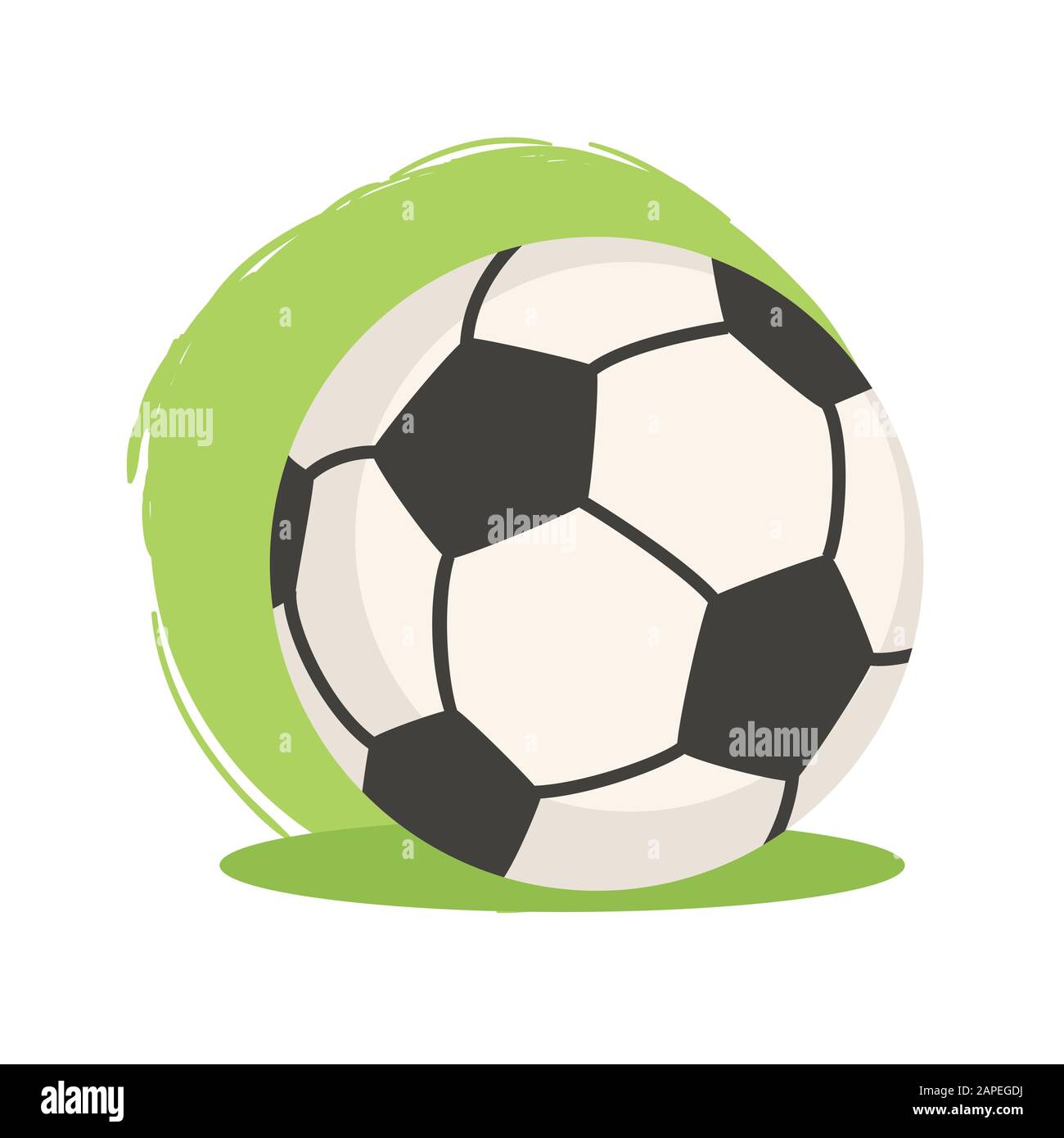 Football Soccer Ball Vector Stock Vector Image & Art - Alamy