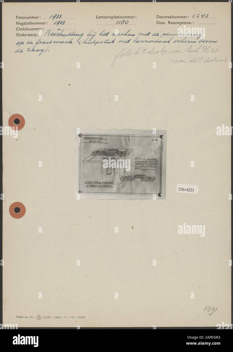 Shelter when working with the pen saw on milling machine (attachment ...