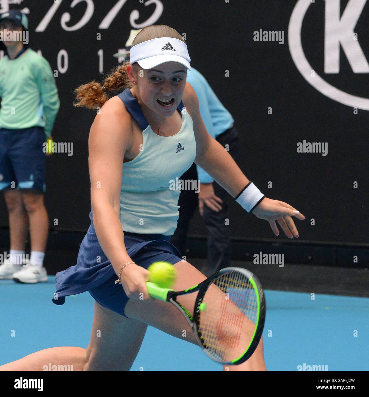 Female tennis player jelena ostapenko hi-res stock photography and ...