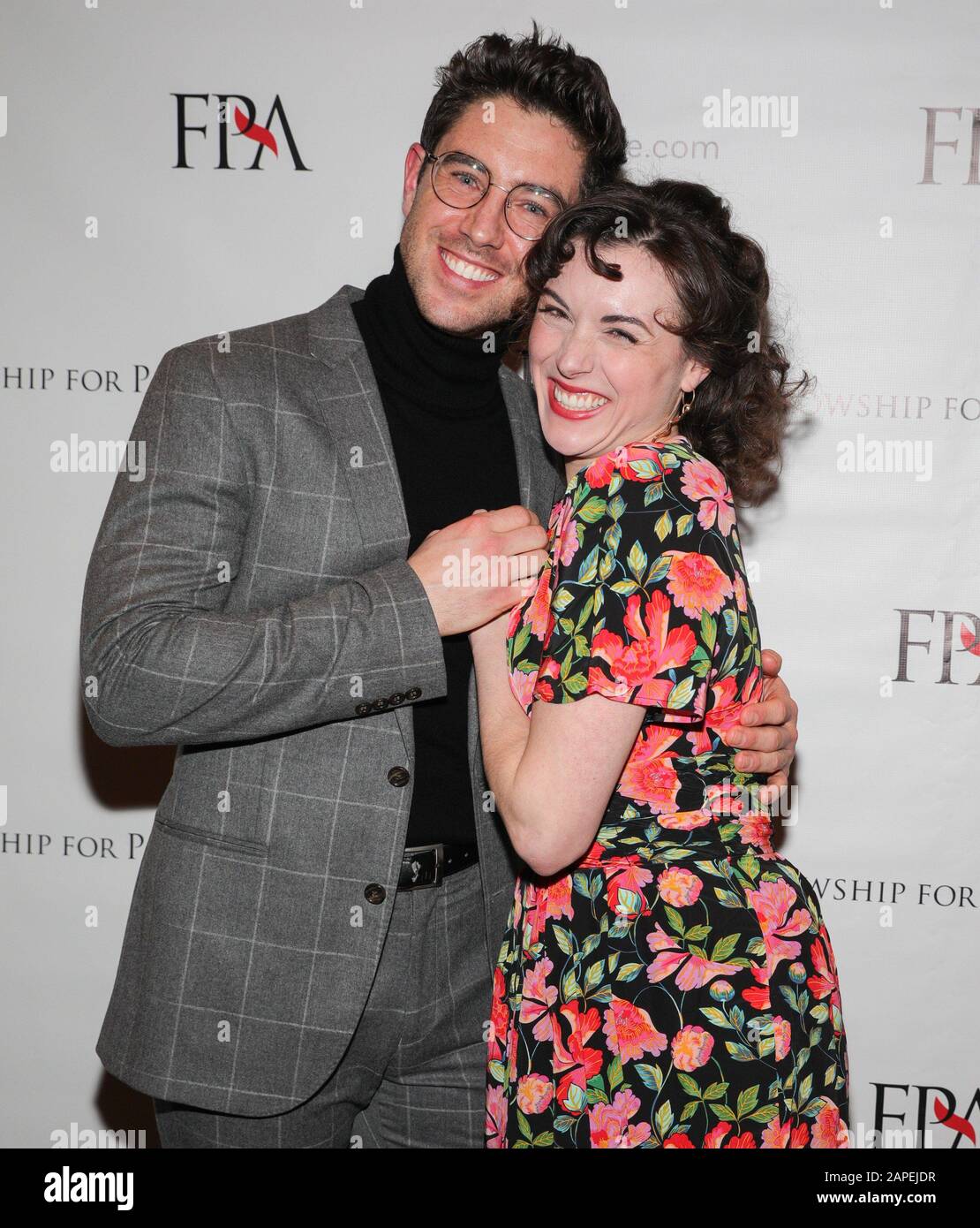 New York, NY, USA. 22nd Jan, 2020. Robbie Simpson, Marina Shay at ...