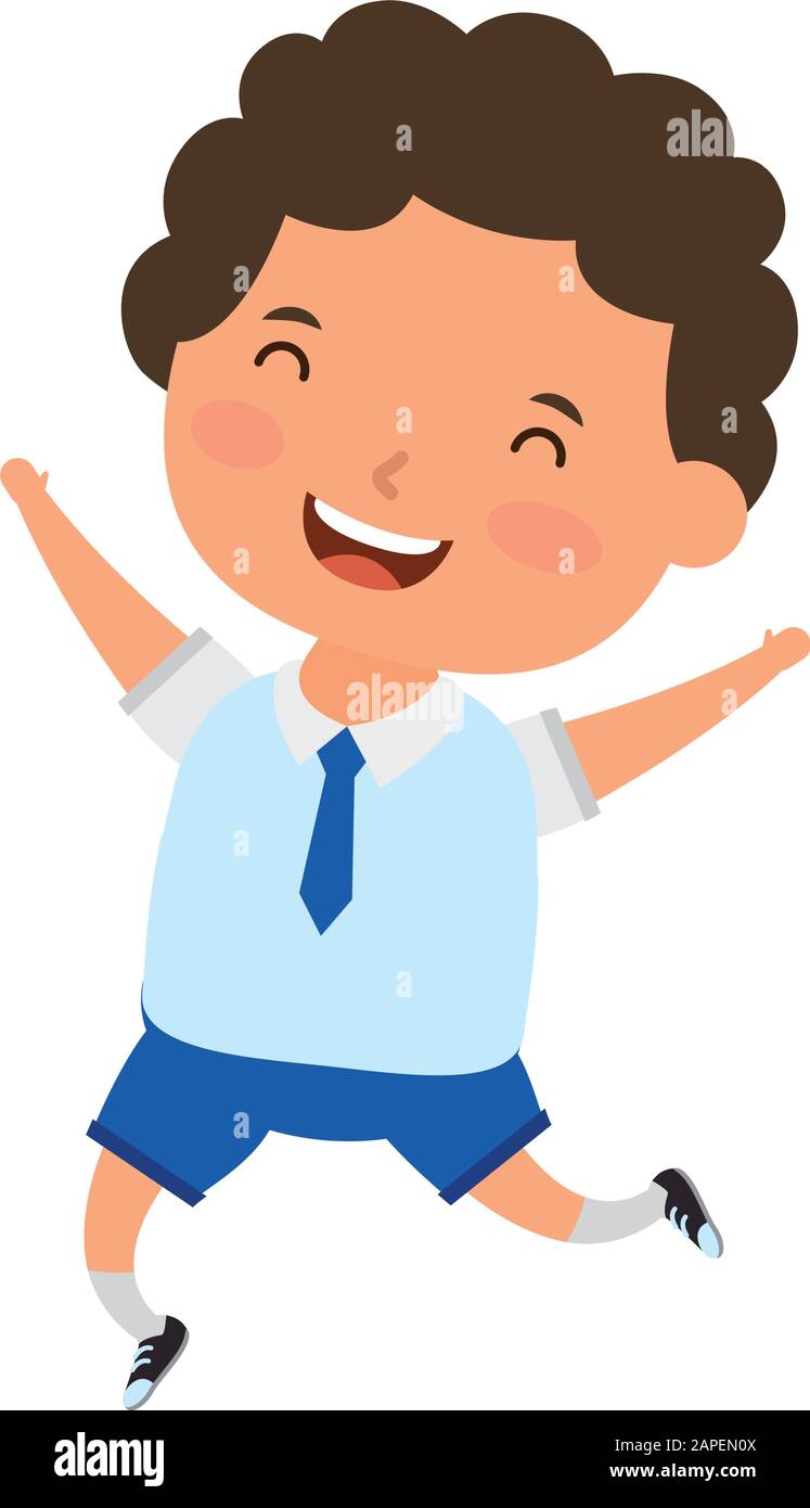 cute little student boy character Stock Vector Image & Art - Alamy