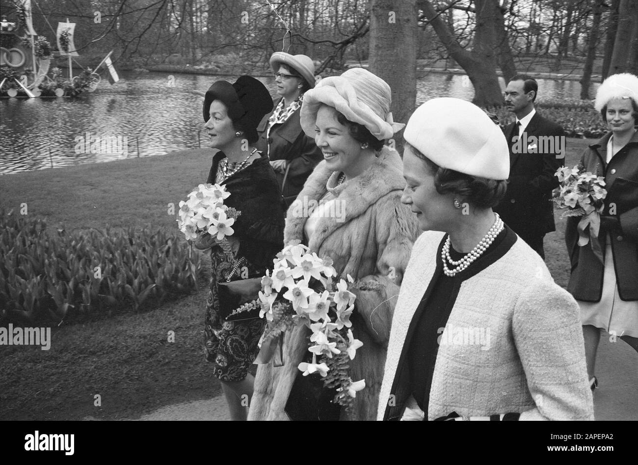 Visit royal guests Keukenhof (Fabiola and Boudewijn Date: May 2, 1962 ...
