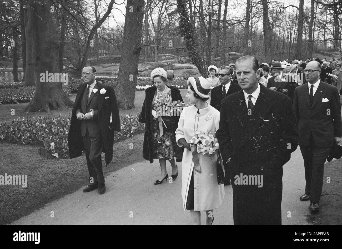 Visit Royal guests Keukenhof (Fabiola and Boudewijn Date: May 2, 1962 ...