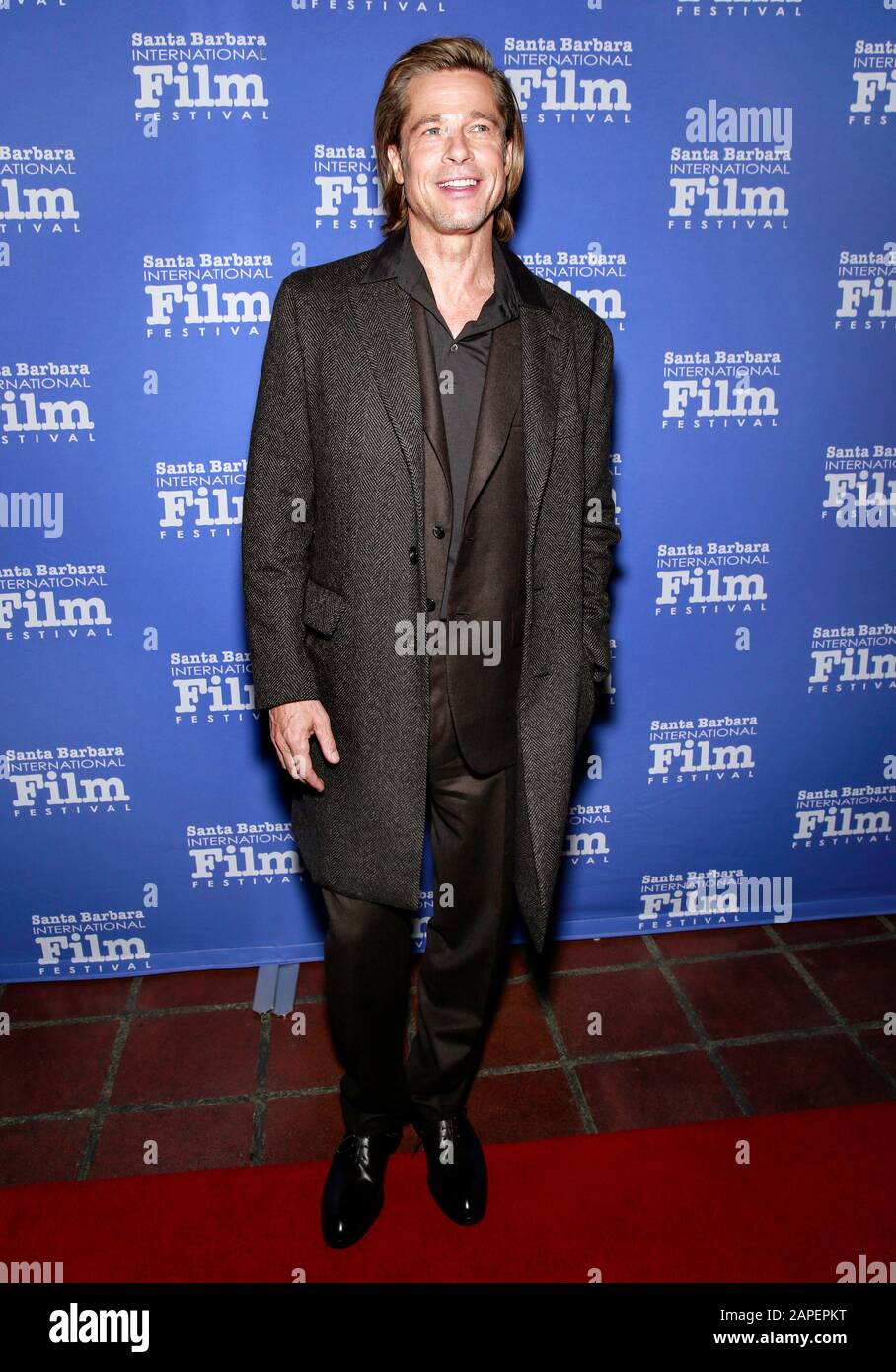 Santa Barbara, CA - Jan 22, 2020: Brad Pitt attends the 35th Annual ...
