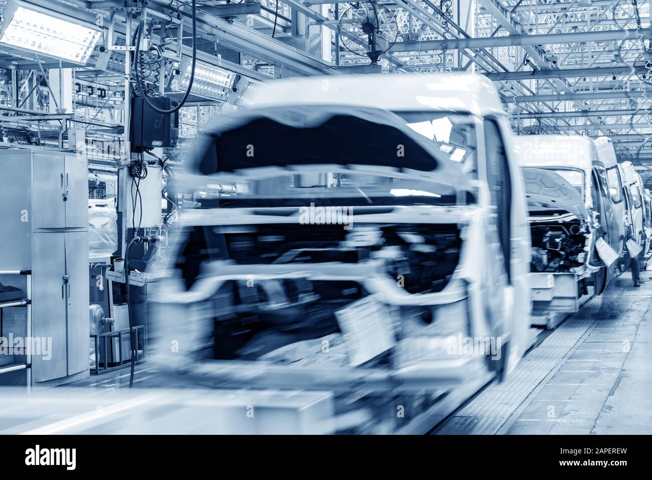 Car production line hi-res stock photography and images - Alamy