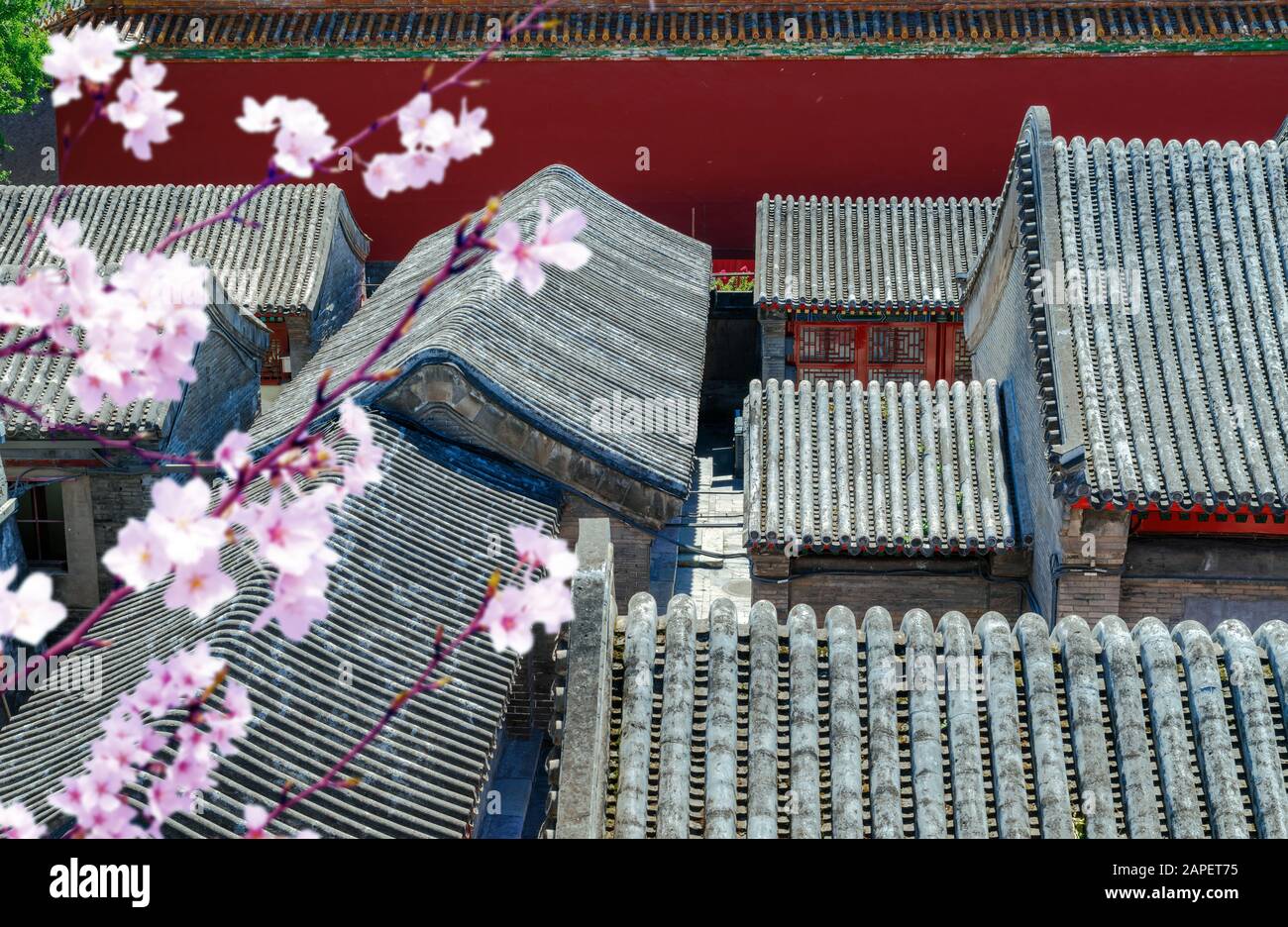 The Courtyard is a traditional courtyard building, Beijing, China Stock ...