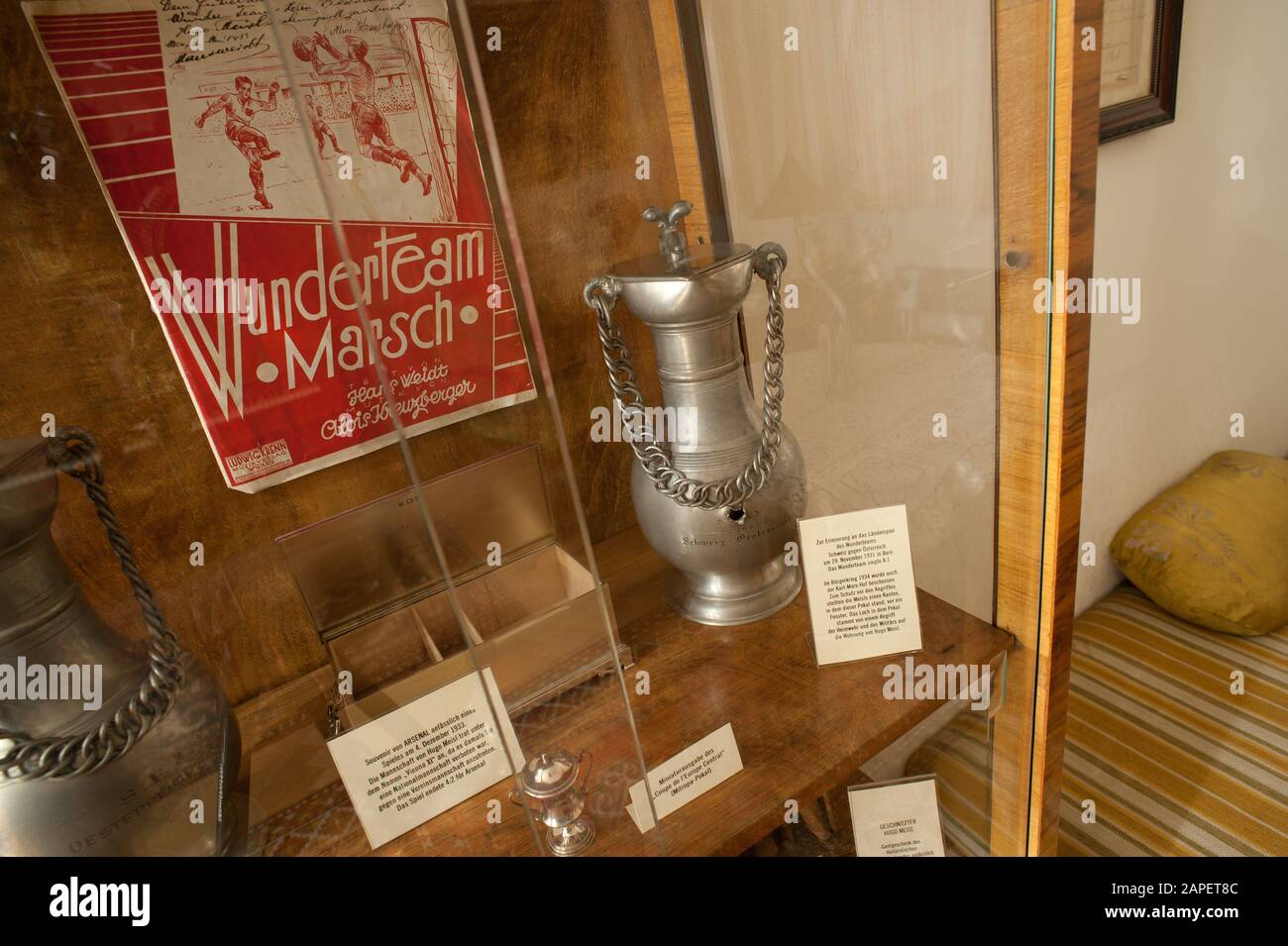 Wien, Fußball, Austria-Museum im Horr-Stadion, Andenken an das ...