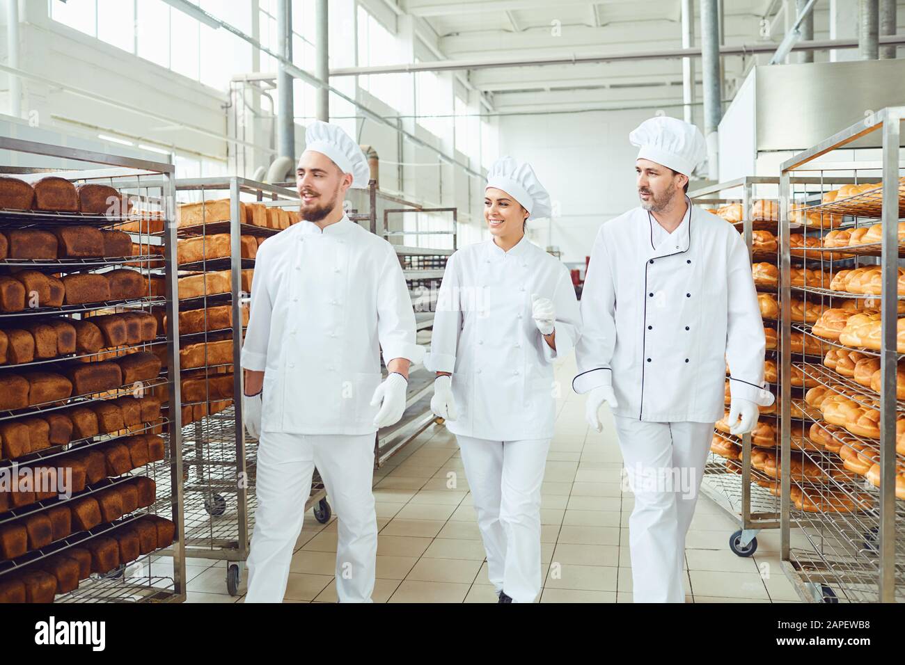 Production of bread hi-res stock photography and images - Alamy