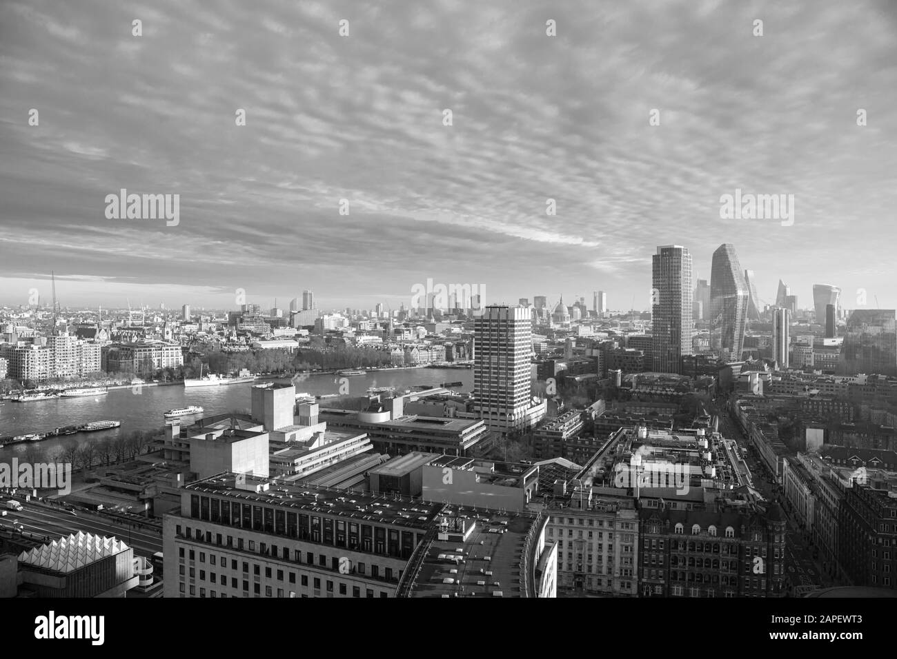 London Panoramic view on city from a high Stock Photo - Alamy