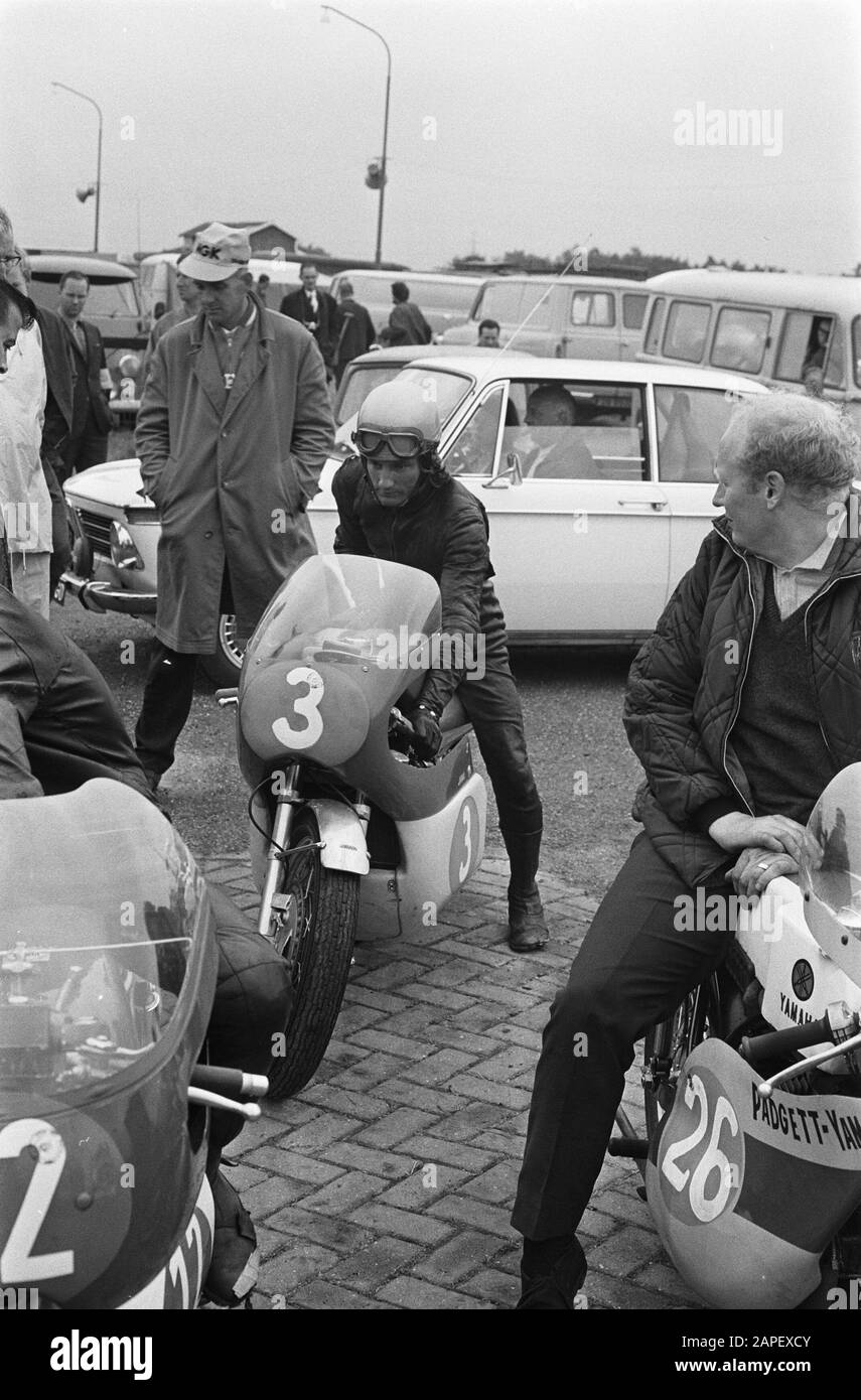 TT Assen 1969 - training Description: Bill Ivy on a 350cc Jawa for the ...