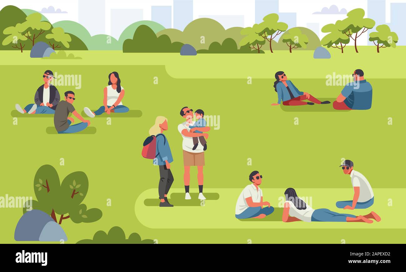 Outdoor Activities Cartoon